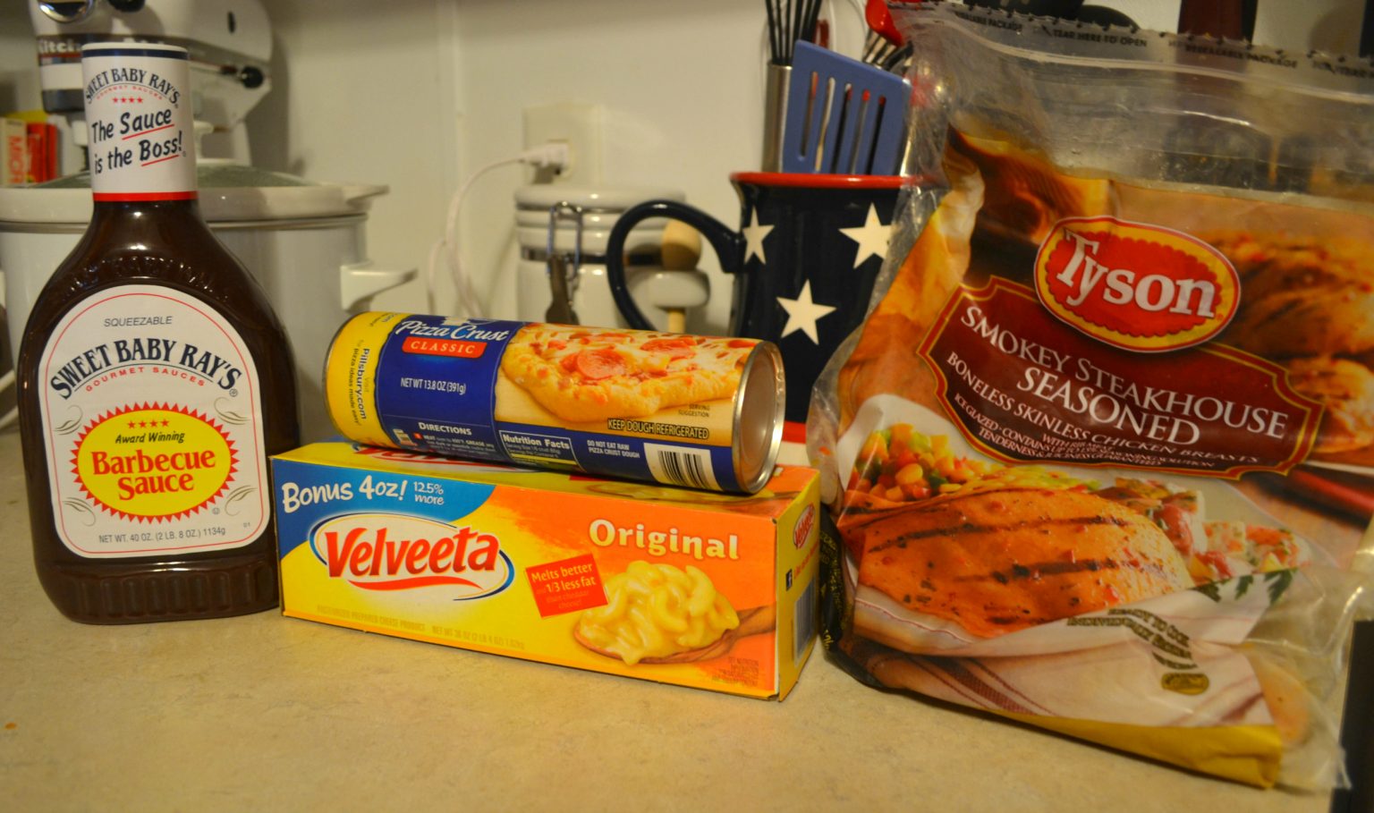 Cheesy BBQ Chicken Pizza Featuring Velveeta! - Optimistic Mommy